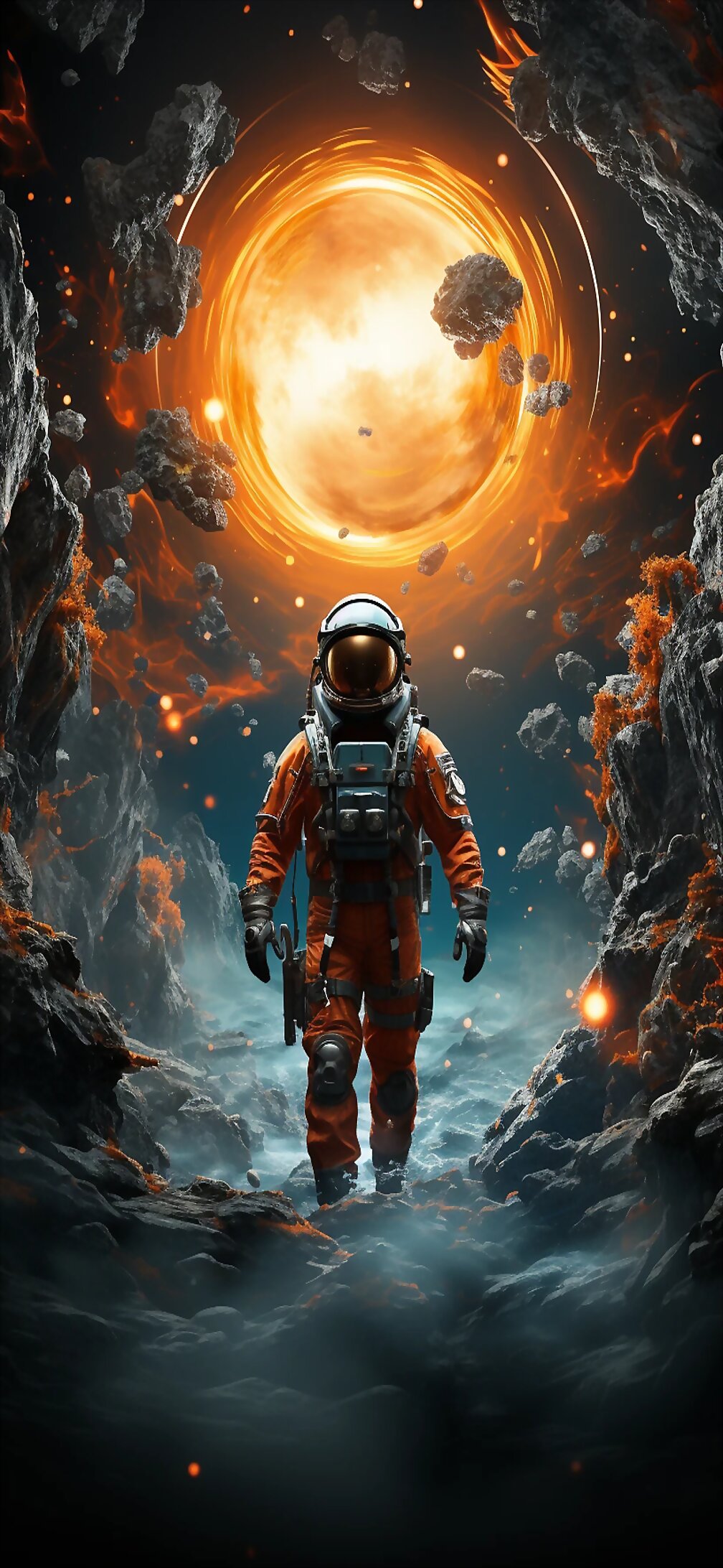 Astronaut in Space - Imagini de Fundal, Poze de Fundal, Wallpapere 4K